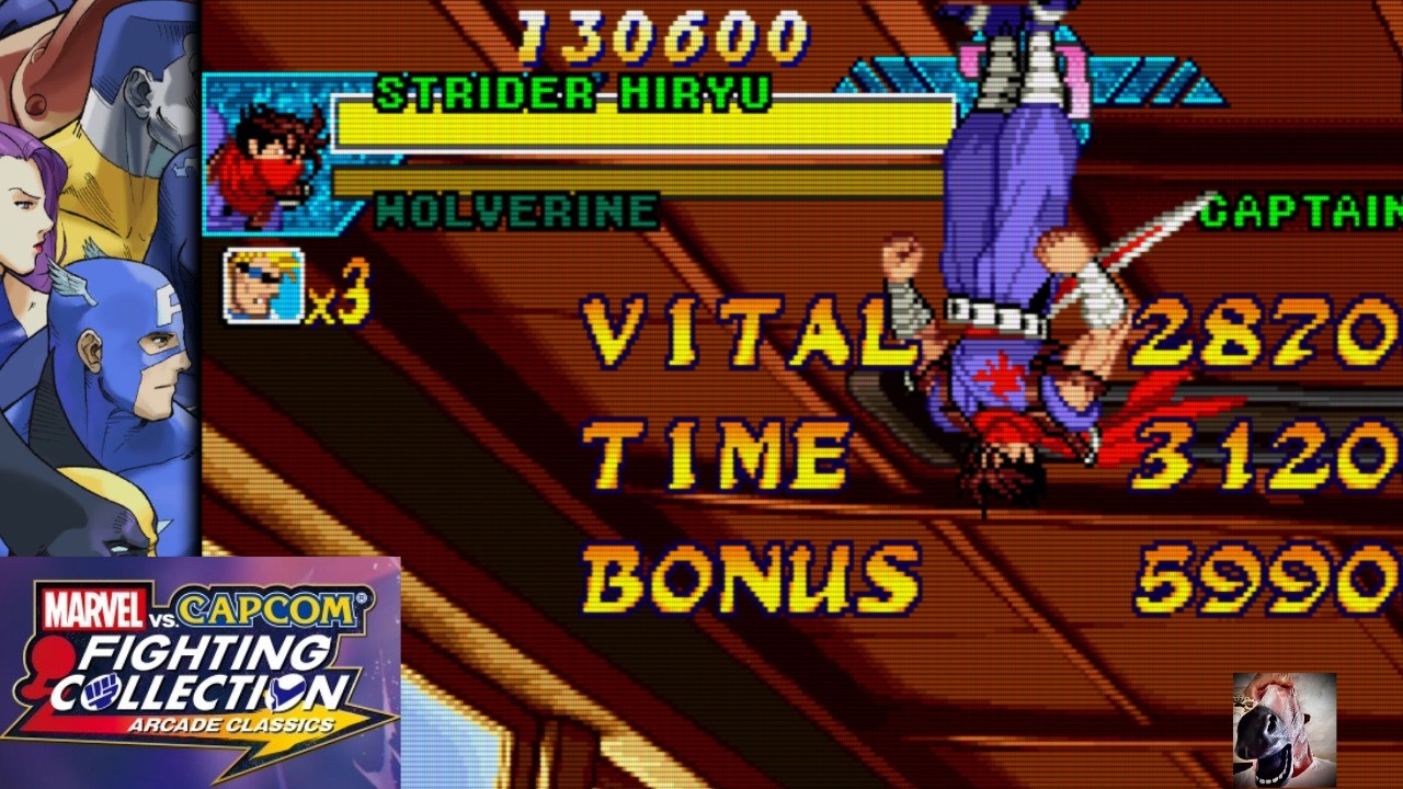 MARVEL VS CAPCOM | STRIDER HIRYU WOLVERINE - YouTube