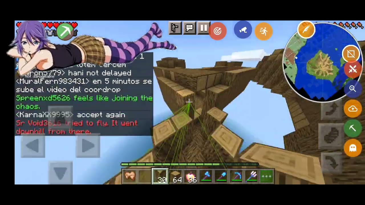 Building a mega tree base on 2b2tpe.org pt. 5 - YouTube