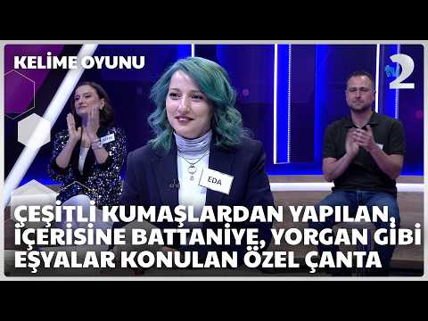Çeşitli kumaşlardan yapılan, içerisine battaniye, yorgan gibi eşyalar konulan çanta | Kelime Oyunu