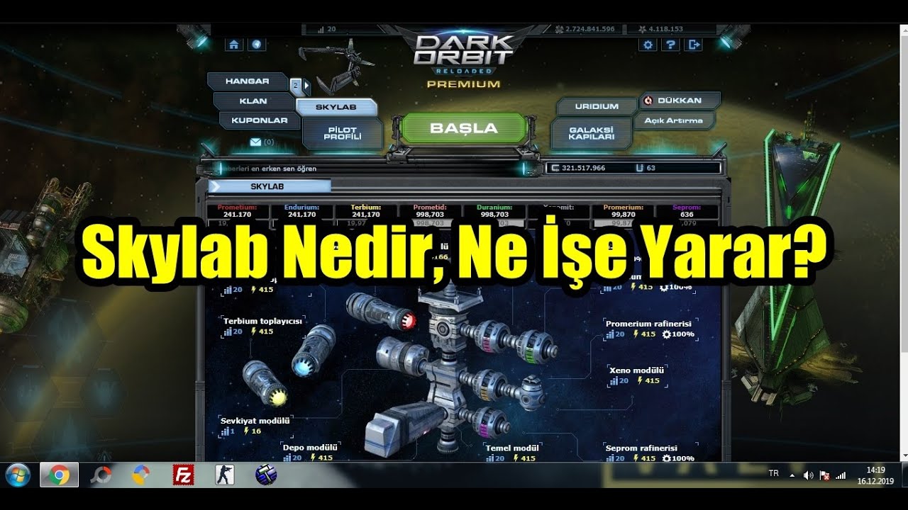 DarkOrbit - Skylab Nedir, Ne İşe Yarar? - YouTube