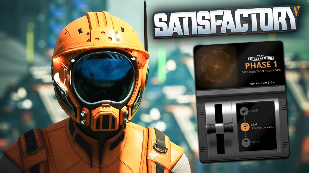 Completing Phase 1 in Satisfactory - YouTube