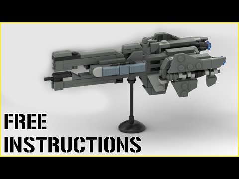 LEGO | HALO | Paris Class Frigate | FREE INSTRUCTIONS | 1/3500 - YouTube