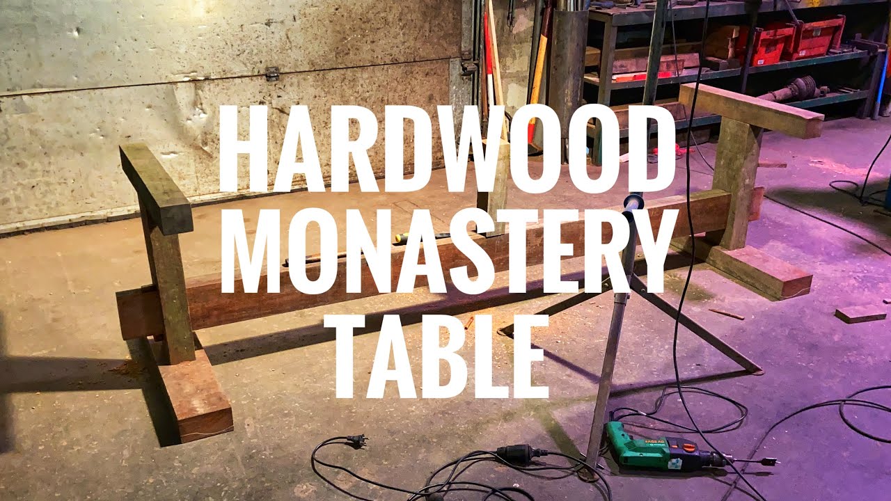 Hardwood Monastery Table Build DIY | WOODWORKING - YouTube