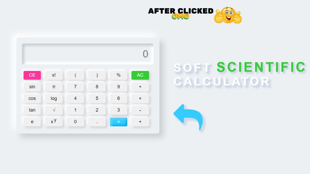Nemorphism CALCULATOR USING HTML CSS JAVASCRIPT |#calculator #cssanimation #webdevelopment # ...