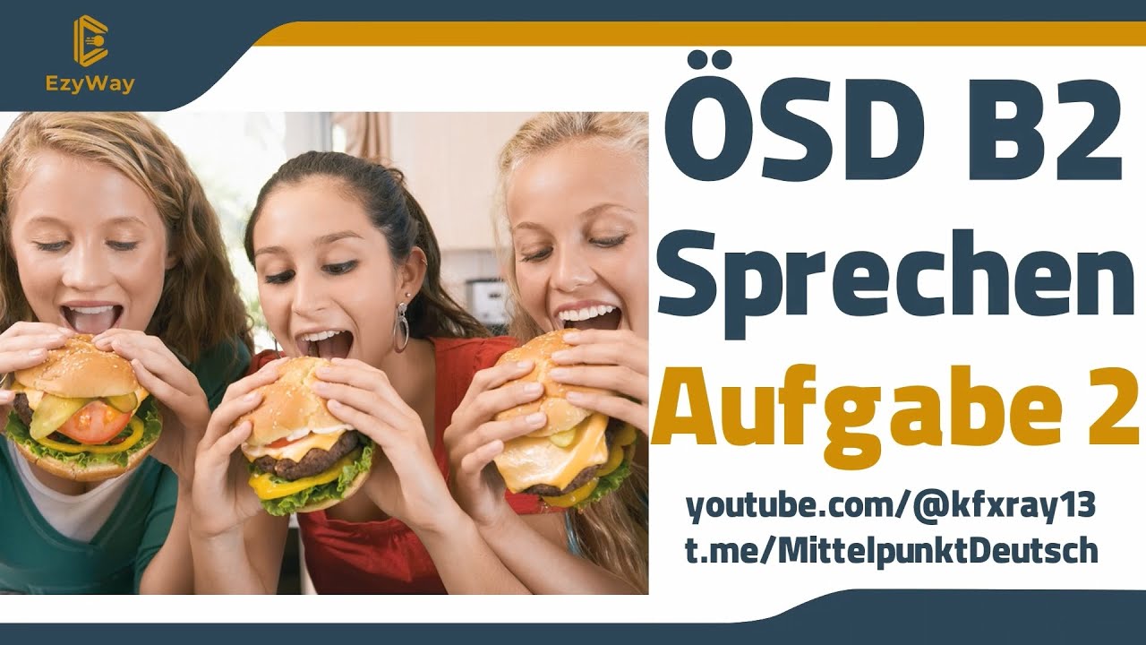 ÖSD B2 - Sprechen - Aufgabe 2 - Ein Bild/Foto beschreiben und interpretieren - YouTube