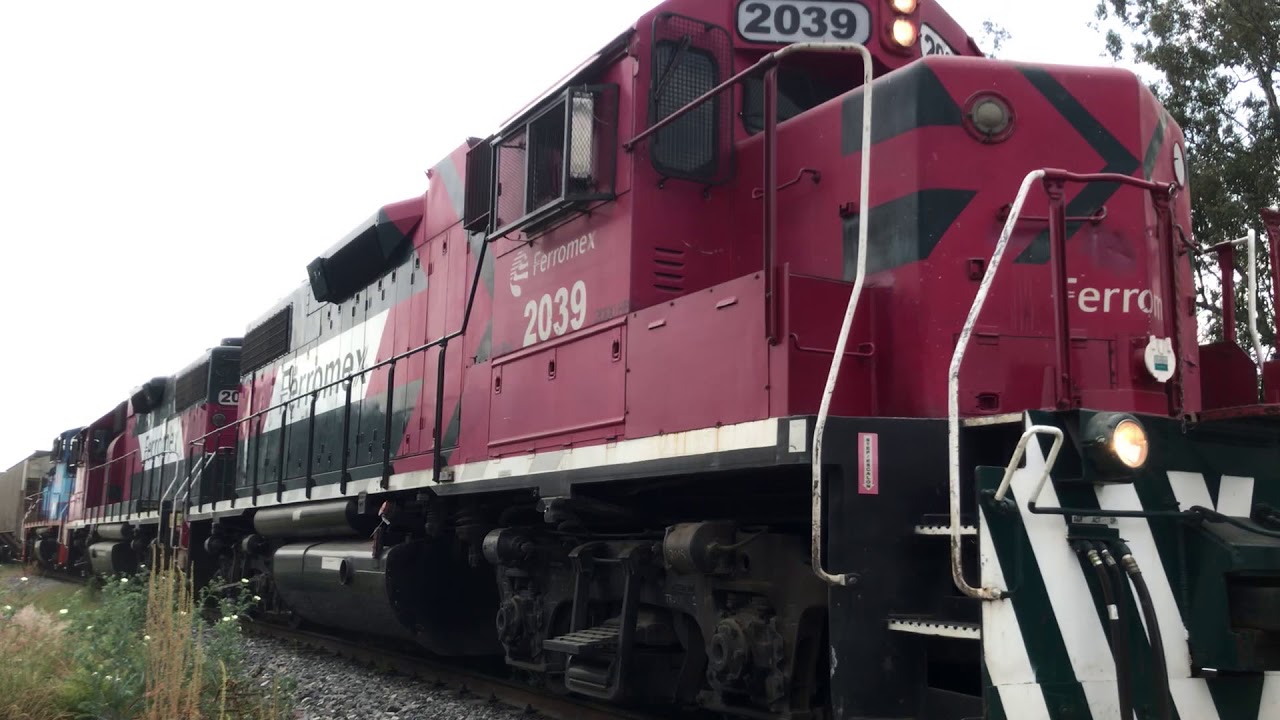 Ferromex SD40-2, GP38-2 y MP15 !! - YouTube