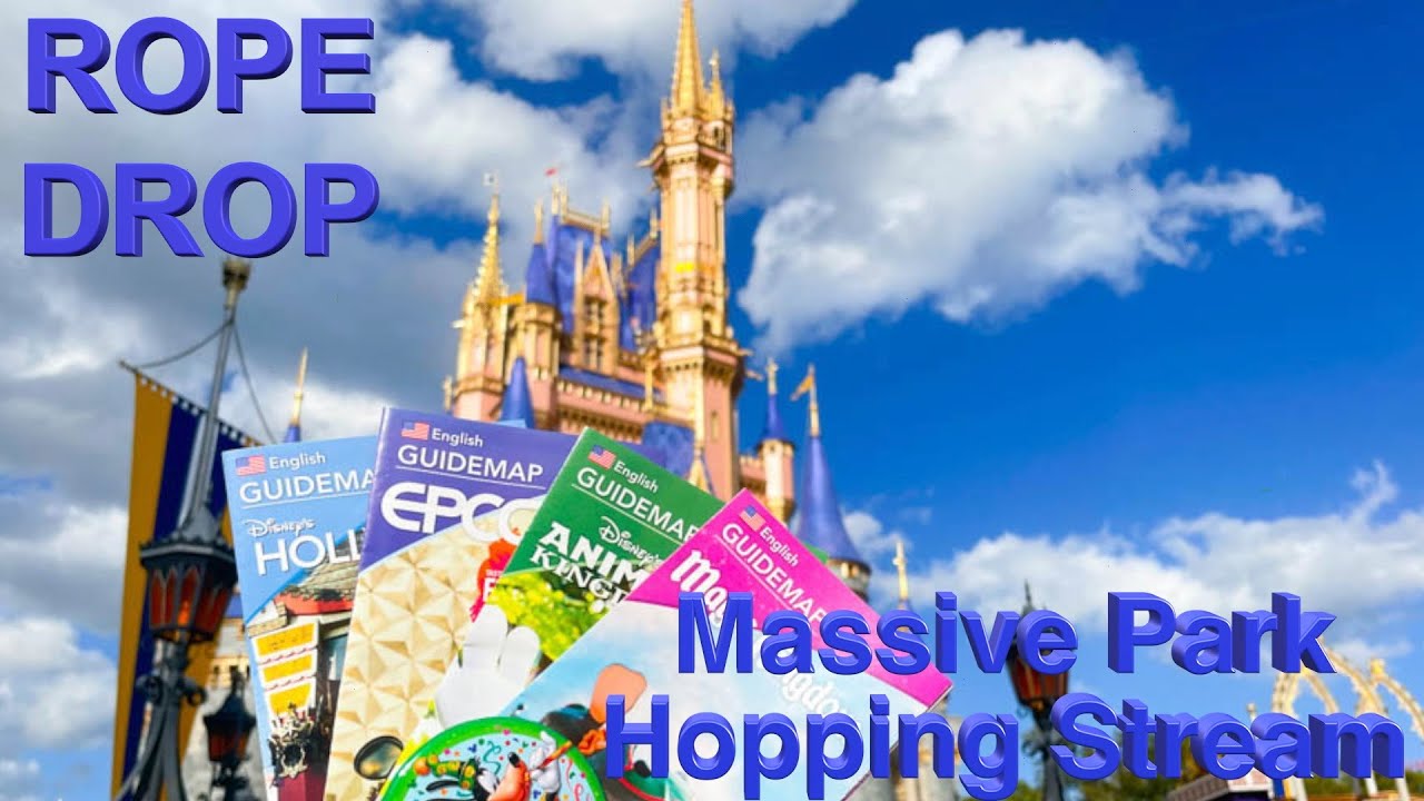 Rope Drop: Massive Disney World Park Hopping Virtual Stream - YouTube
