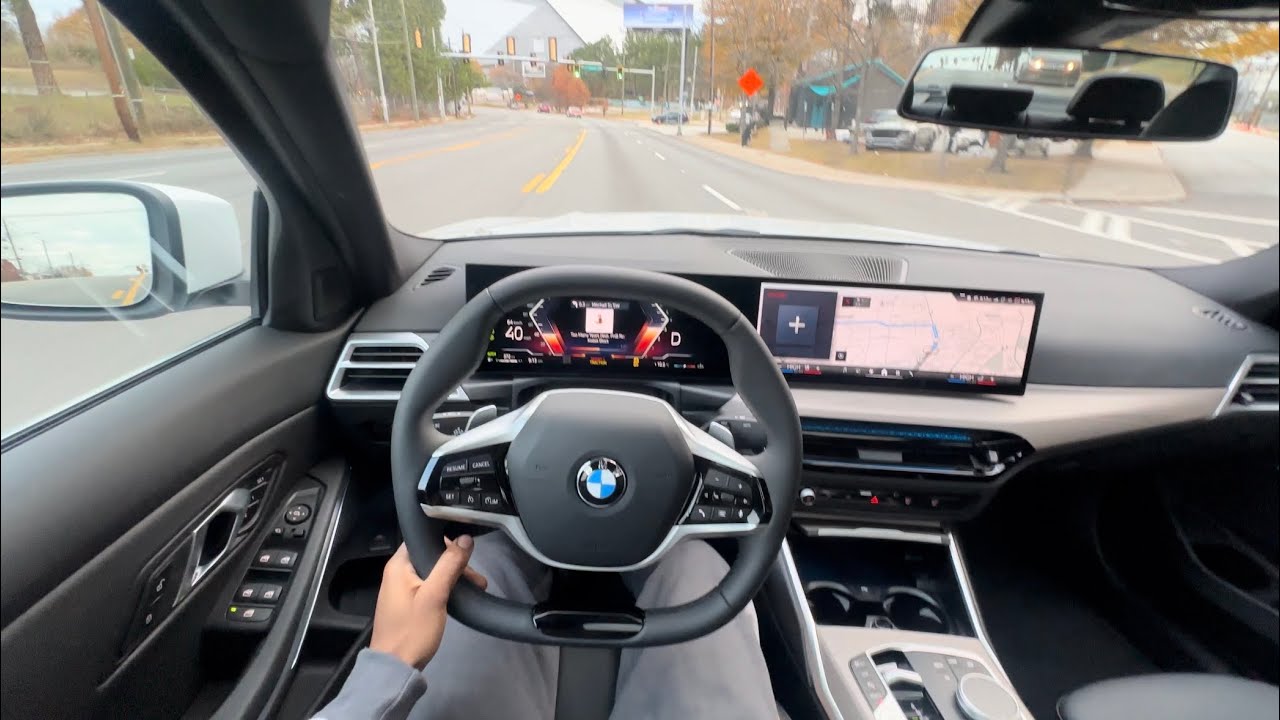 2025 BMW 330i X drive LUXURY SPORTS CAR CUTTING UP IN TRAFFIC ON ...