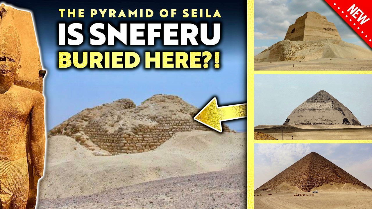 Is Sneferu Buried In His Forgotten FOURTH PYRAMID? The Pyramid of Seila ...