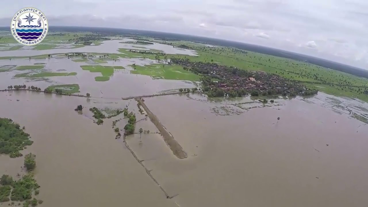 Stung Sen River Rainy Season 2016 - YouTube