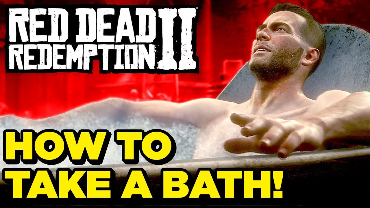 Red Dead Redemption 2: How To Take A Bath, Clean Yourself & Horse! (How ...