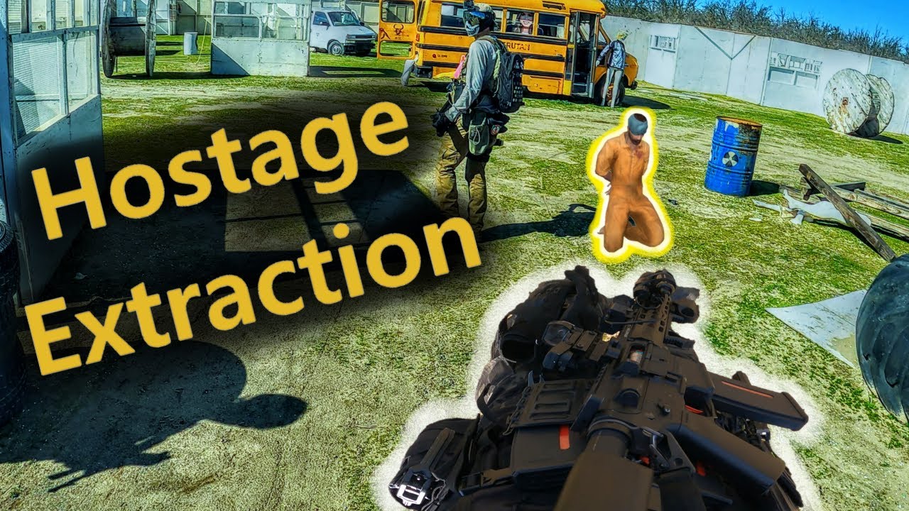 Hostage Extraction at Fresno Airsoft - YouTube