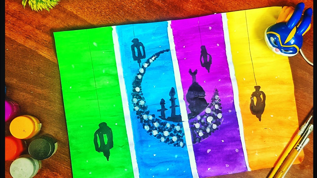 Ramadan special drawing / poster paints. - YouTube