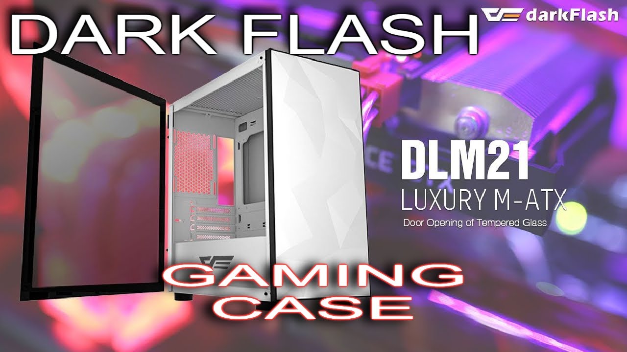 DARK FLASH DLM 21 MESH MICRO ATX MINI ITX COMPUTER CASE - YouTube
