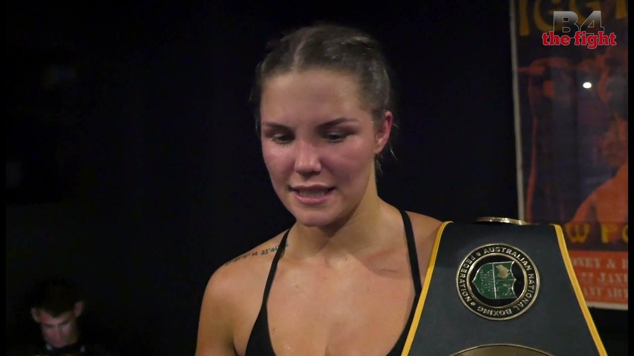 Taylah Robertson Post Fight #taylahrobertson #trarmy #boxing - YouTube