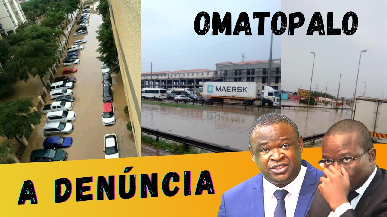 Cheias em Luanda, OMATOPALO Estraga tudo os Moradores se Zangam. A ...