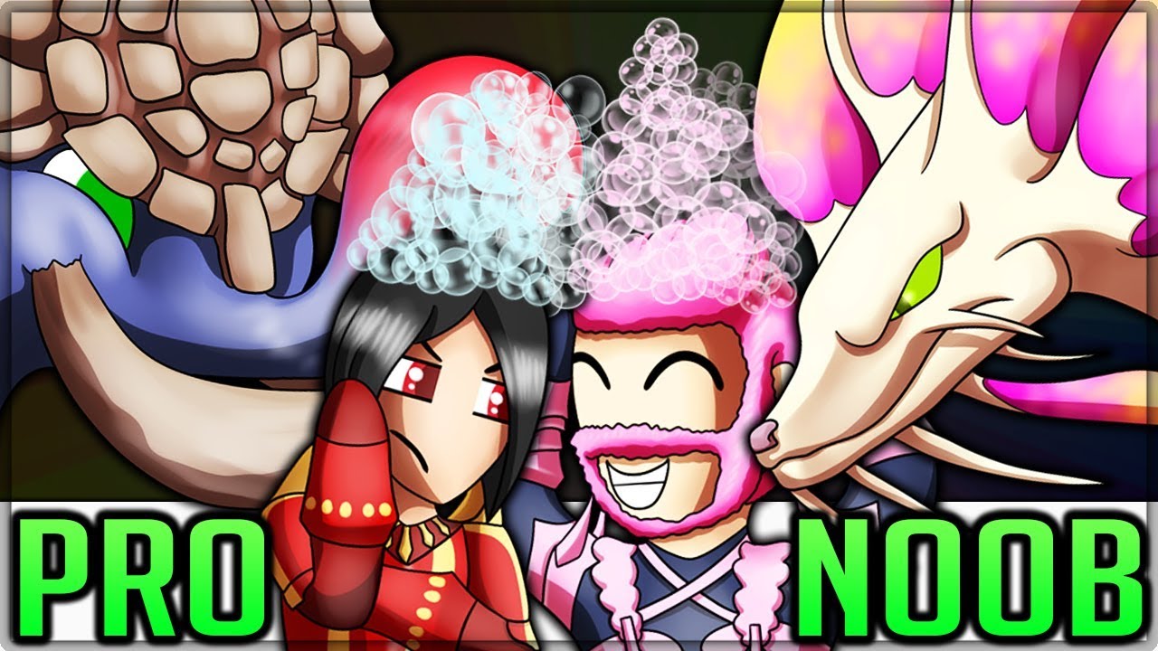 ICE COLD BUBBLES - FATED FOUR - Pro and Noob VS Monster Hunter ...