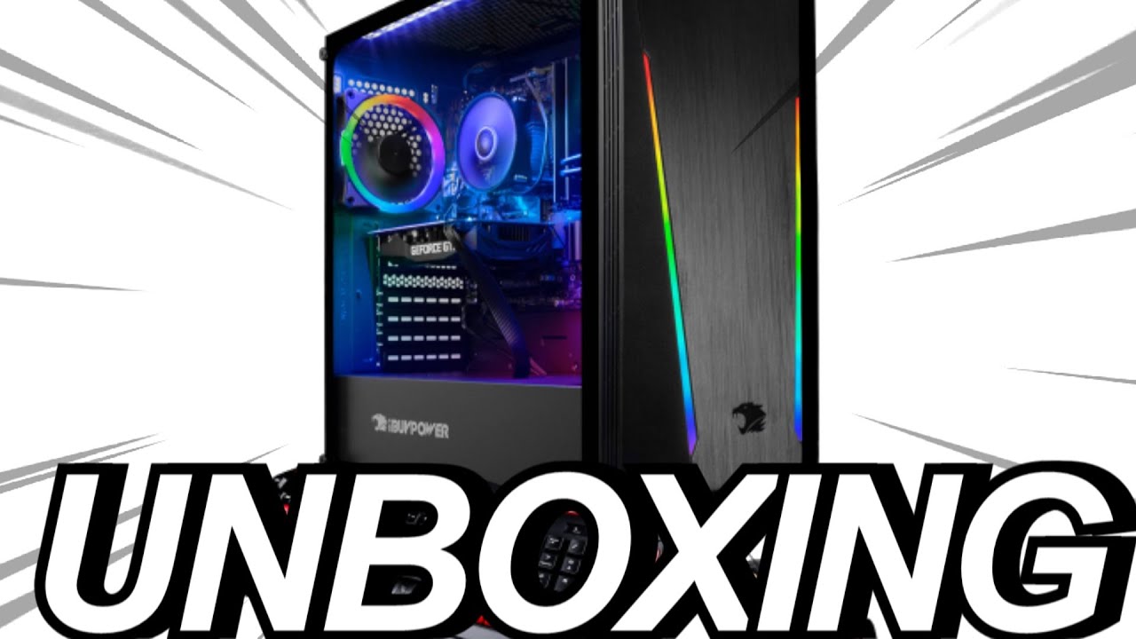Unboxing My New PC! (iBUYPOWER Intel i9, 48GB RAM & GTX 1050TI) - YouTube