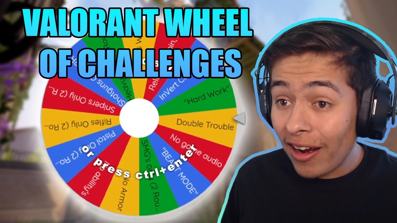I LET A WHEEL DETERMINE THE CHALLENGE I DO IN VALORANT!! | #valorant ...