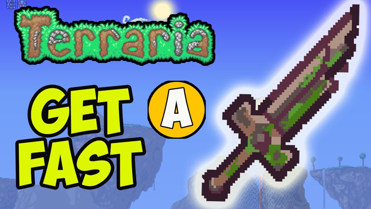 Terraria how to get Broken Hero Sword (EASY) | Terraria 1.4.4.9 Broken ...