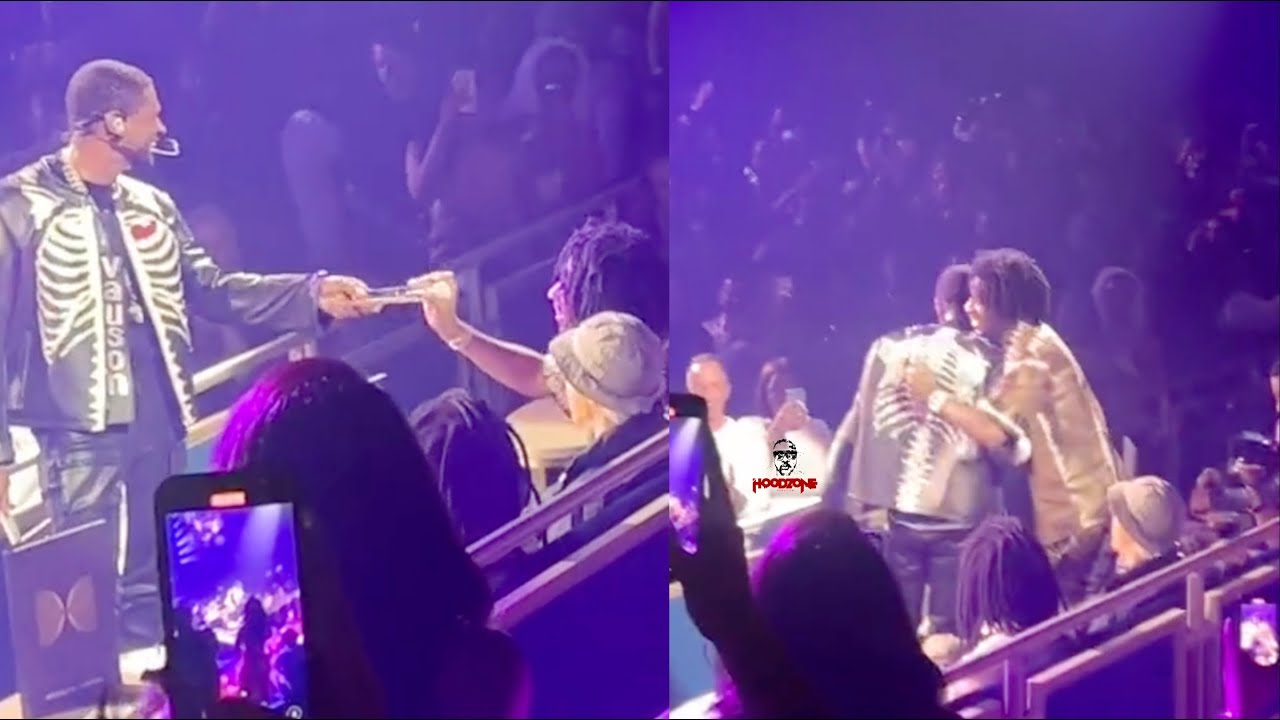 21 Savage Snatches Usher Microphone During His Concert & Sing “My Boo ...