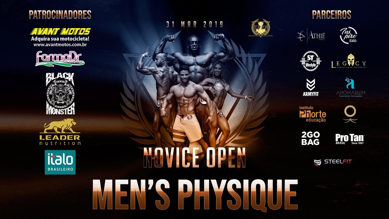 MEN'S PHYSIQUE | Novice Open 2019 - YouTube