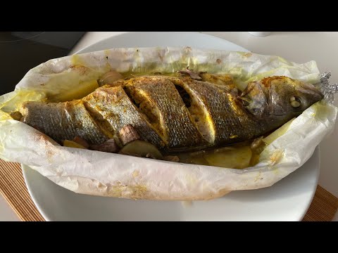 Kağıtta enfes levrek tarifi🐟limon kabuğu aromalı