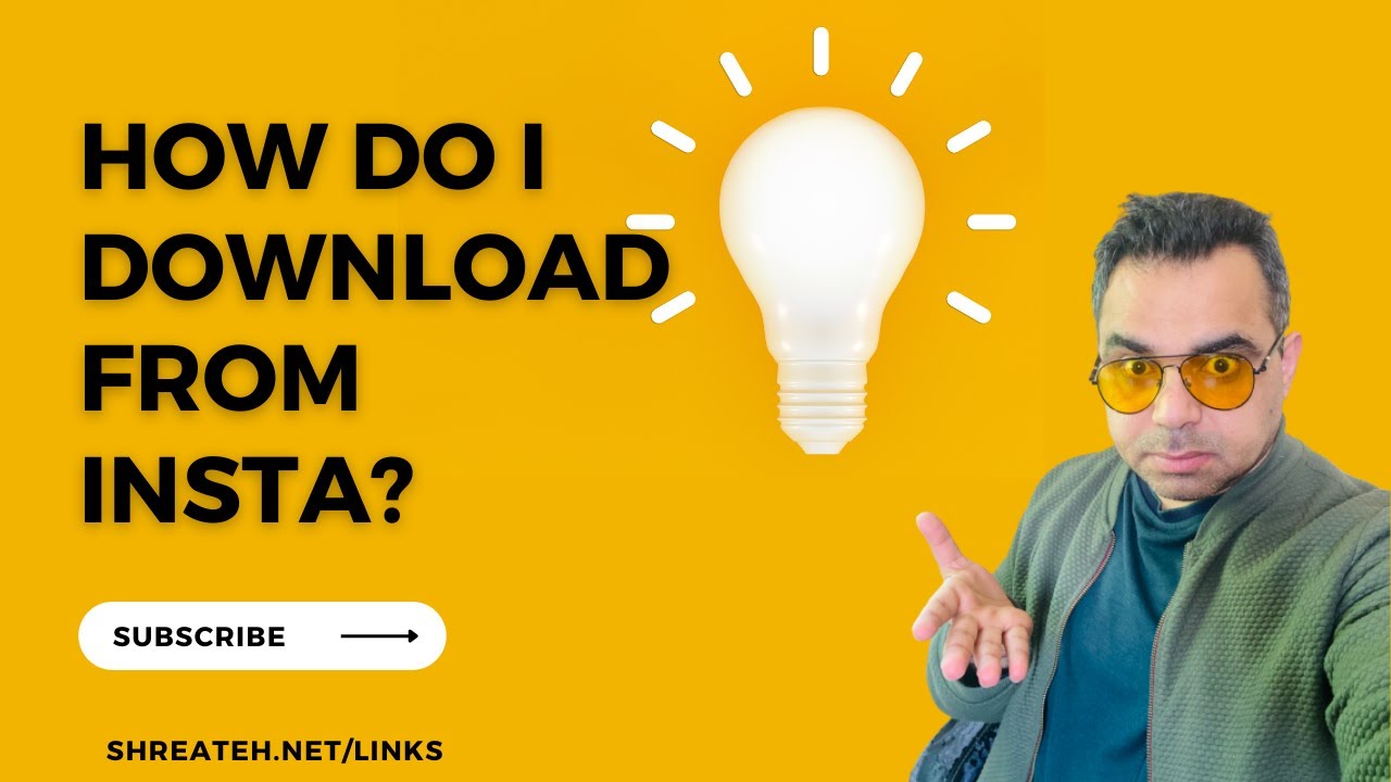 learn how to download from insta - YouTube