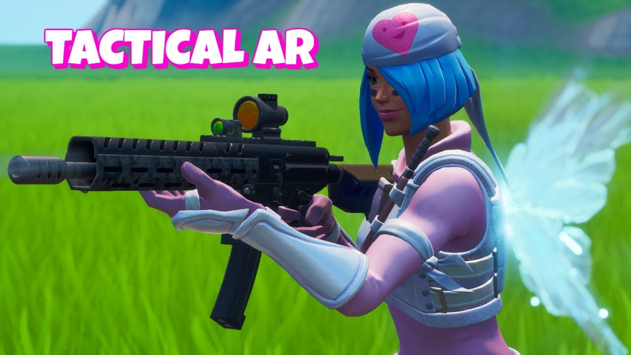 NEW TACTICAL ASSAULT RIFLE VS SCAR Gameplay in Fortnite - YouTube