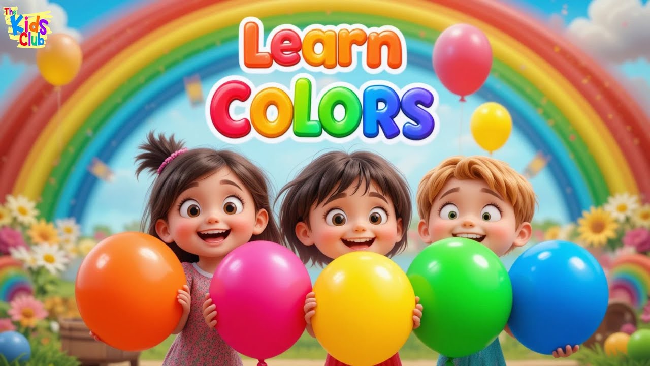 Learning Colors Song Fun & Educational Colors Song for Kids 🎨🌈 - YouTube