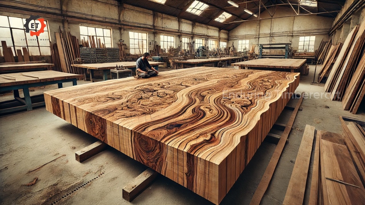 Wood Processing Project: A Thousand-year-old Machine Operates A Modern ...