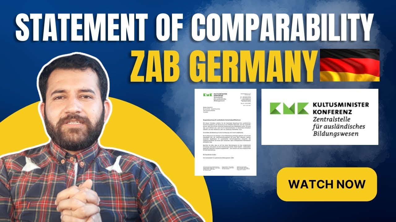 What is ZAB Germany Application Process | Statement of Comparability ...