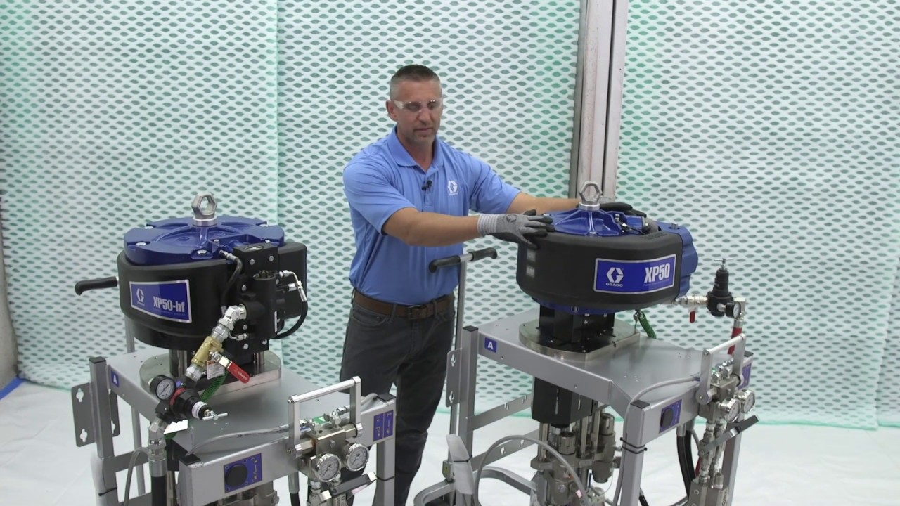 Difference Between a Graco XP and XP-hf - YouTube