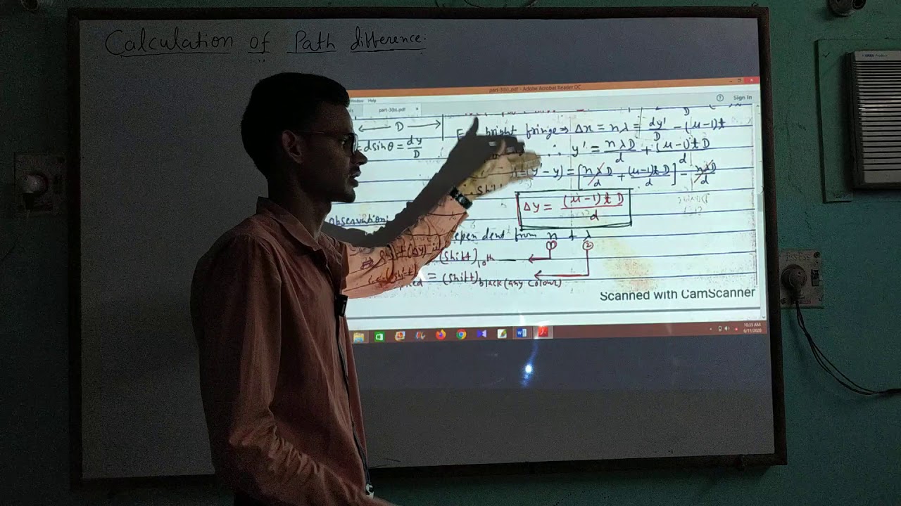 Wave optics 03(g) #Optical path difference-2 - YouTube