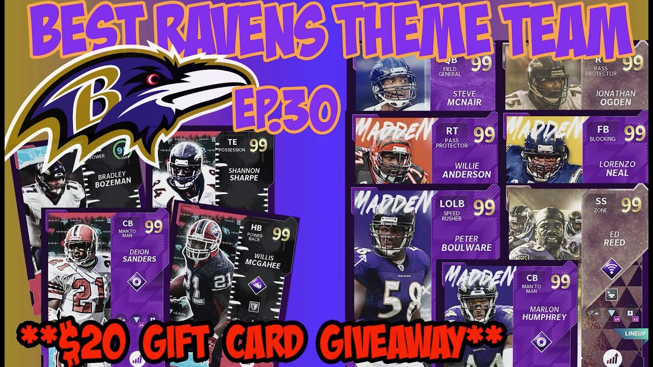 BEST BALTIMORE RAVENS THEME TEAM EP30~ MADDEN 21 ULTIMATE GOLDEN ...