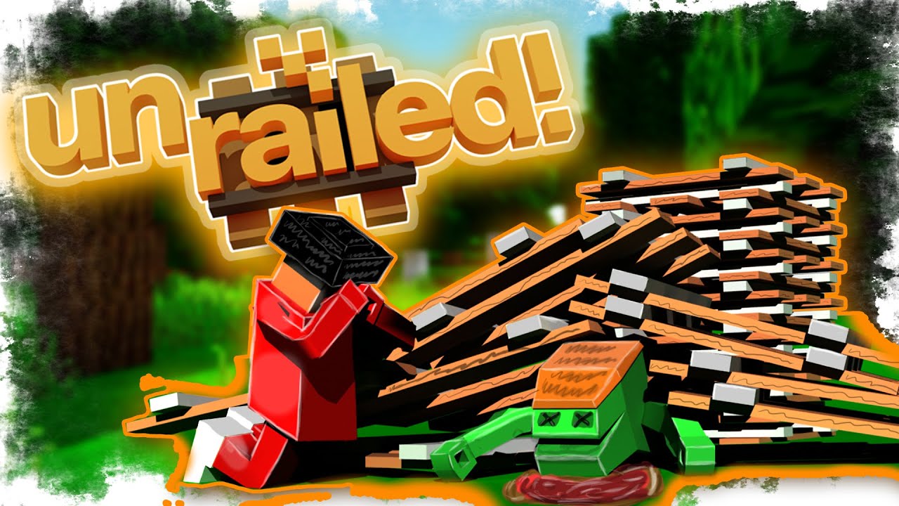 МЫ ЕГО ТЕРЯЕМ ! ! ! НЕСИ ДЕРЕВО, ЛИСУ ПЛОХО ОТ ПУТЕЙ ! ! !Unrailed ...