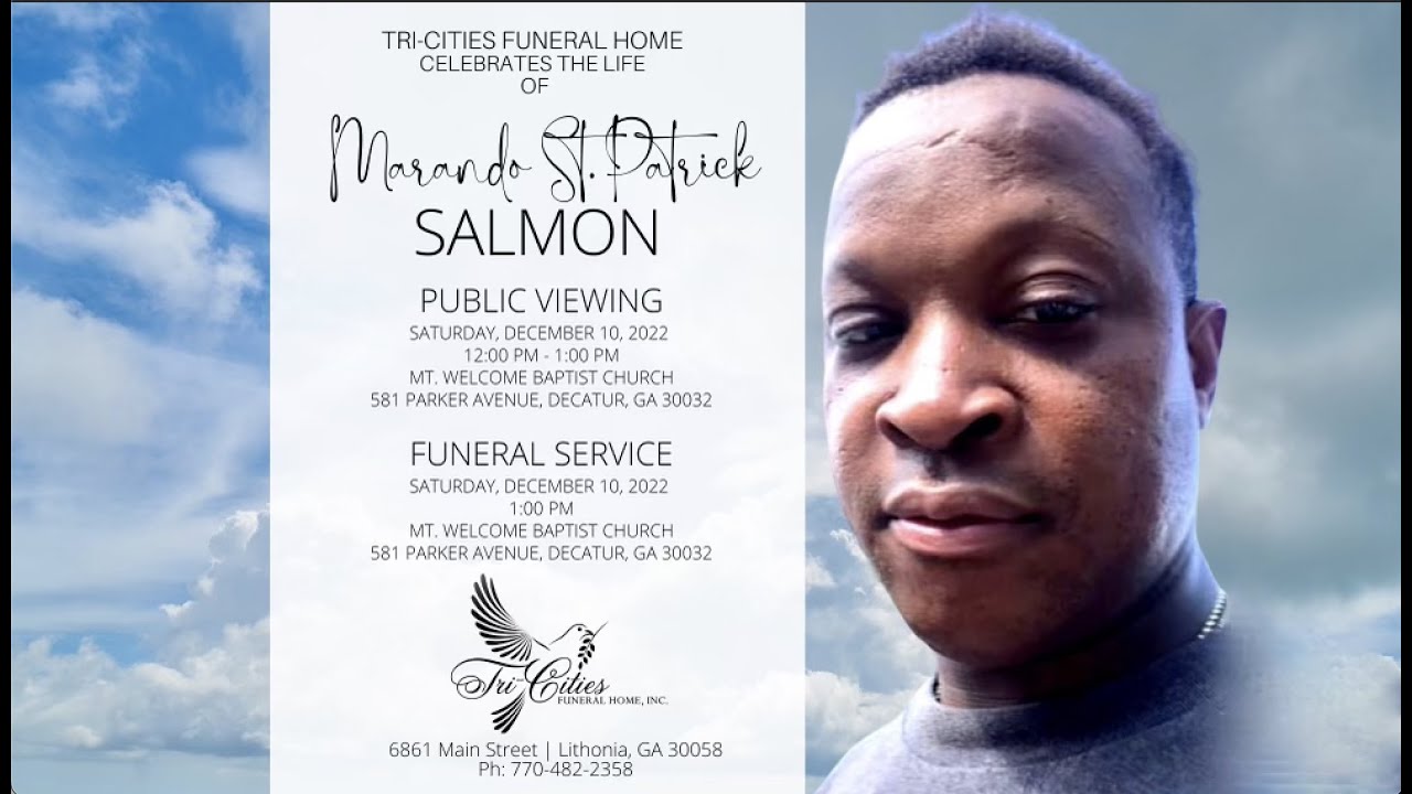 Celebration of Life for Marando St. Patrick Salmon - YouTube
