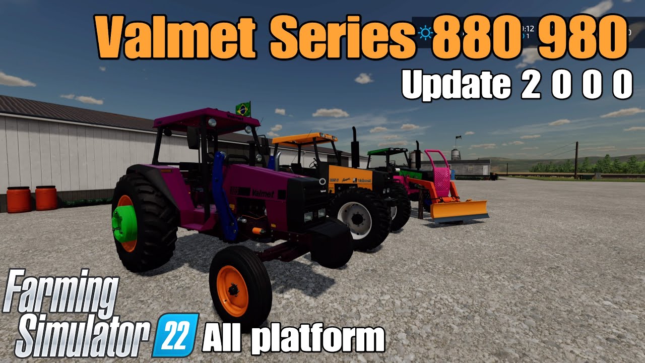 Valmet Series 880 980 / FS22 UPDATE for all platforms / Aug 7/23 - YouTube