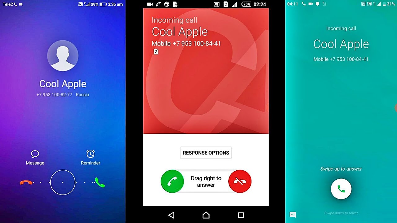 HONOR 6A vs Sony M5 vs ZTE Blade A3 screen recording calls - YouTube