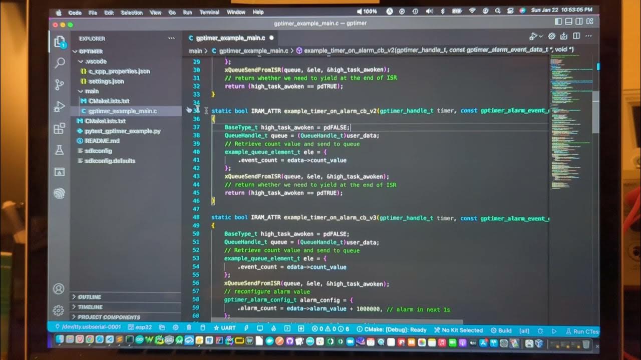 ESP32 & VS Code: how to make Intellisense work for navigation of ESP-IDF code - YouTube