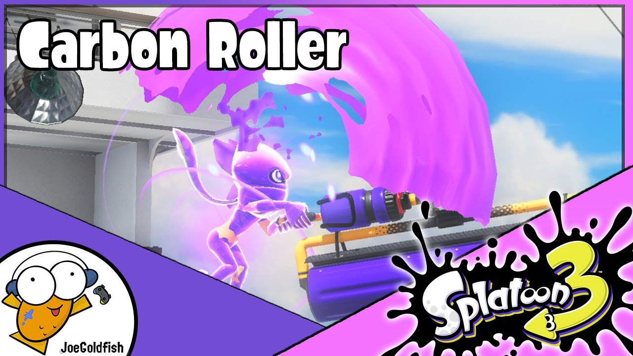 Carbon Roller Weapon Showcase | Splatoon 3 - YouTube