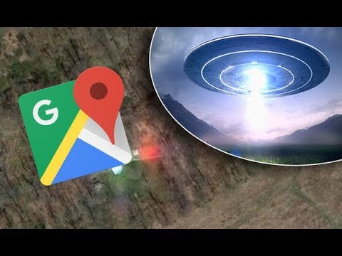 Goo gle Maps Is this mysterious glowing object proof of a UFO landing ...