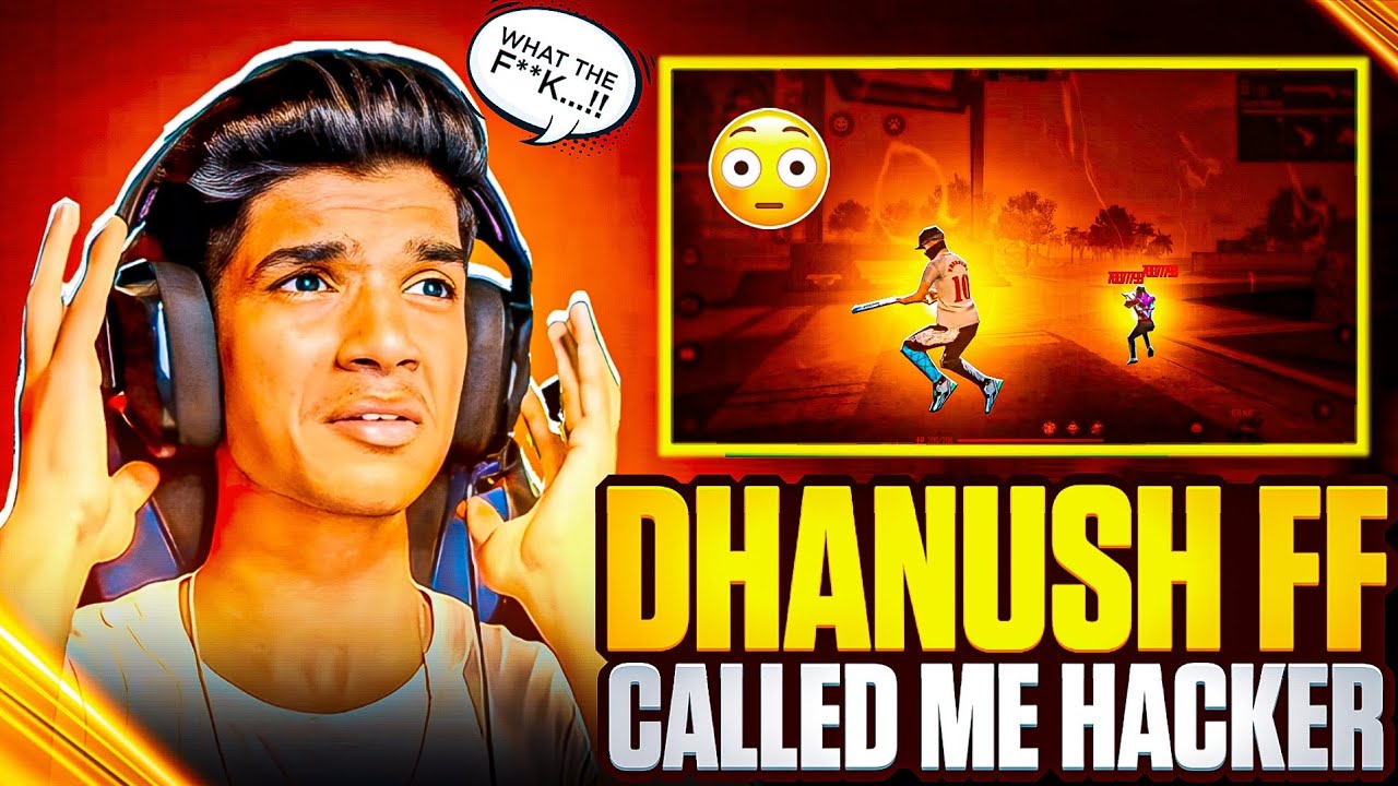 DHANUSH FF CALLED ME HACKER 🤬 4VS4 HIGHLIGHTS AGAINST TEAM DFG 🥶 IN ...