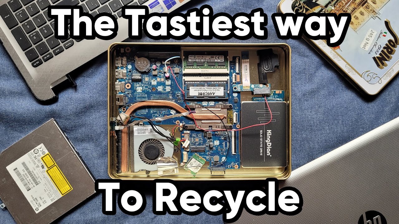 Turning a Laptop into a Desktop? - Cookie Tin PC [Part 1] - YouTube