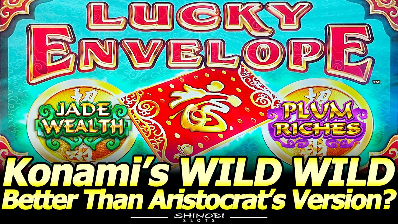 Konami WILD WILD - NEW Lucky Envelope Slots! Jade Wealth and Plum ...