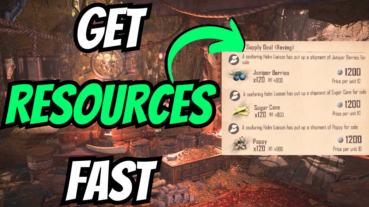 Farm Resources FAST | Skull and Bones Guide - YouTube