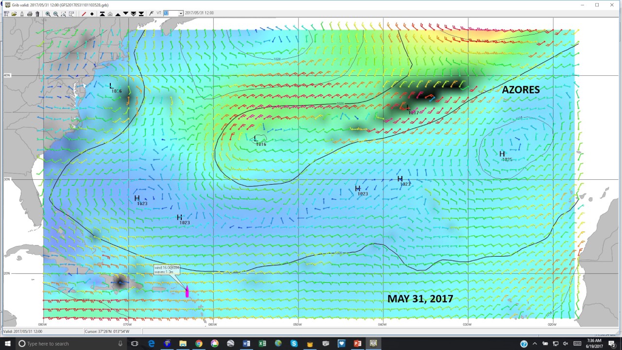 ACTUAL WEATHER PATTERNS ACROSS THE NORTH ATLANTIC BETWEEN MAY 29 AND ...