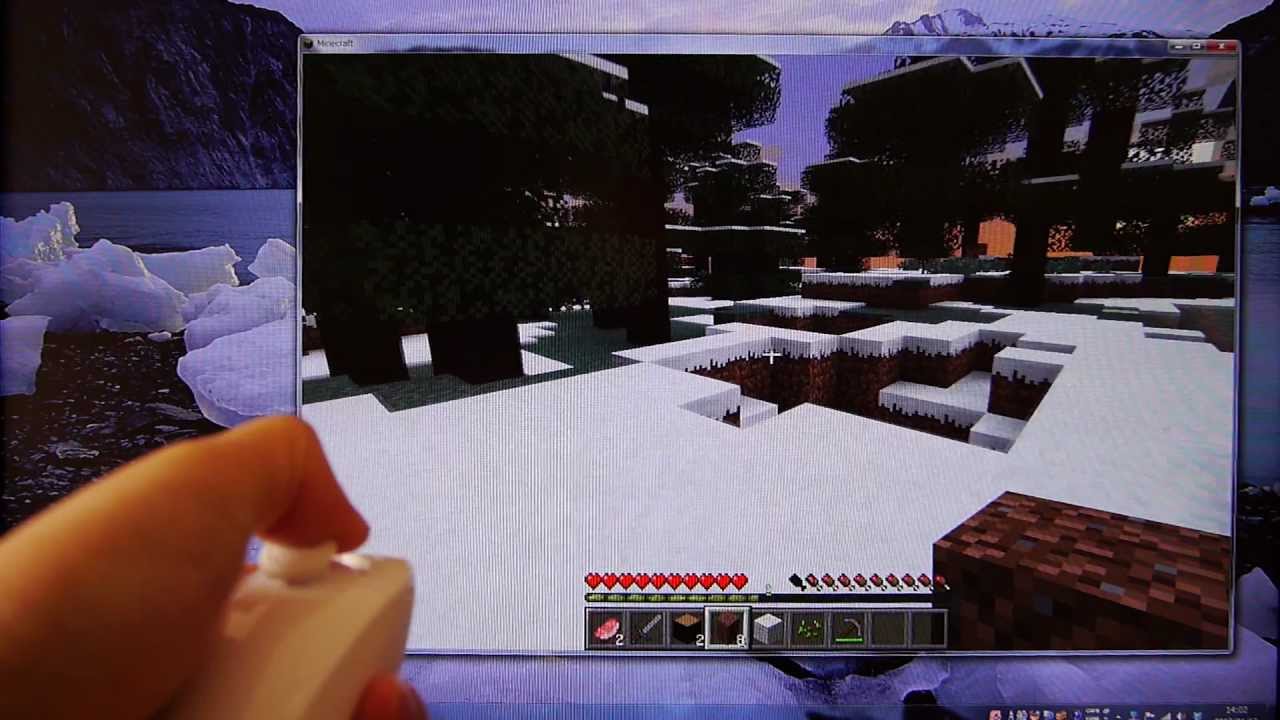 Minecraft with Wii nunchuck (Arduino Leonard) - YouTube