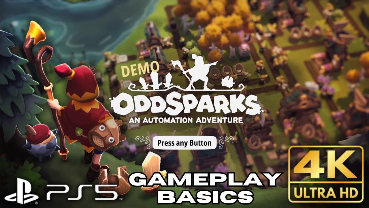 Oddsparks An Automation Adventure Demo Gameplay | PS5 Games | 4K HDR ...