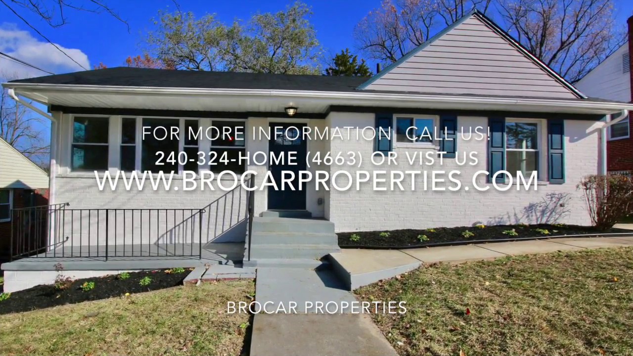 BroCAR Properties - 3308 26th Avenue Temple Hills, MD - YouTube